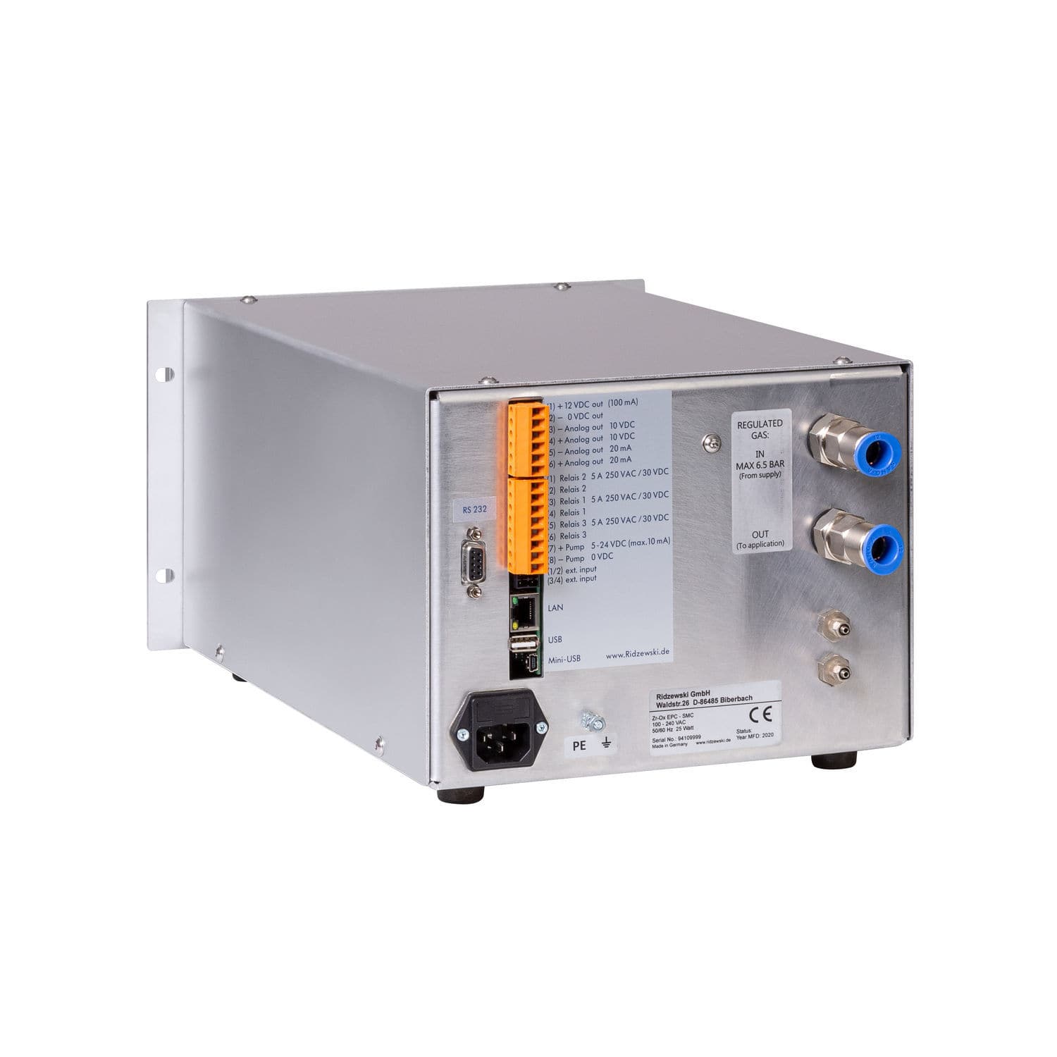 CO2/02 analyzer - Zr-Ox EPC SMC - Ridzewski GmbH - monitoring / for the ...