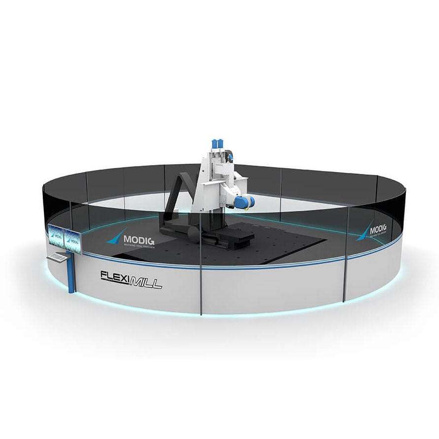 3-axis CNC machining center - FlexiMill - Modig Machine Tool - 5-axis ...