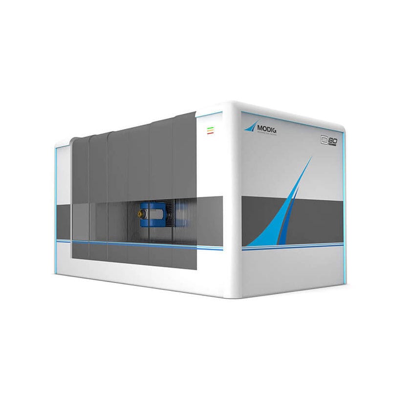3-axis CNC machining center - D80 - Modig Machine Tool - 4-axis ...