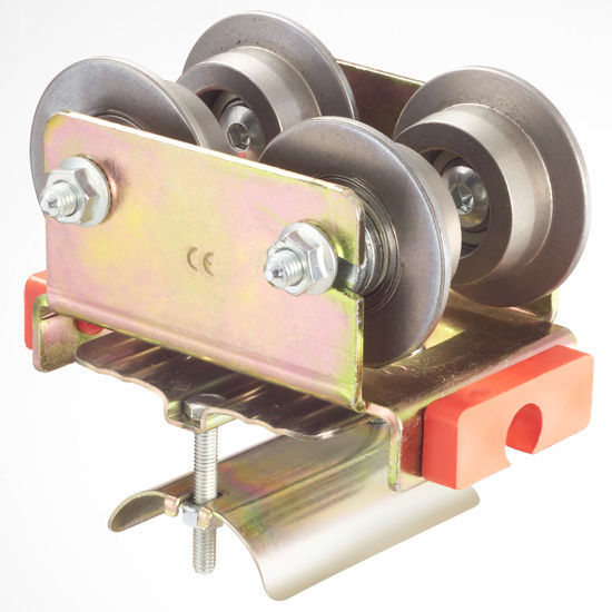 Galvanized steel cable trolley - C142 series - By CARPEL - stainless steel