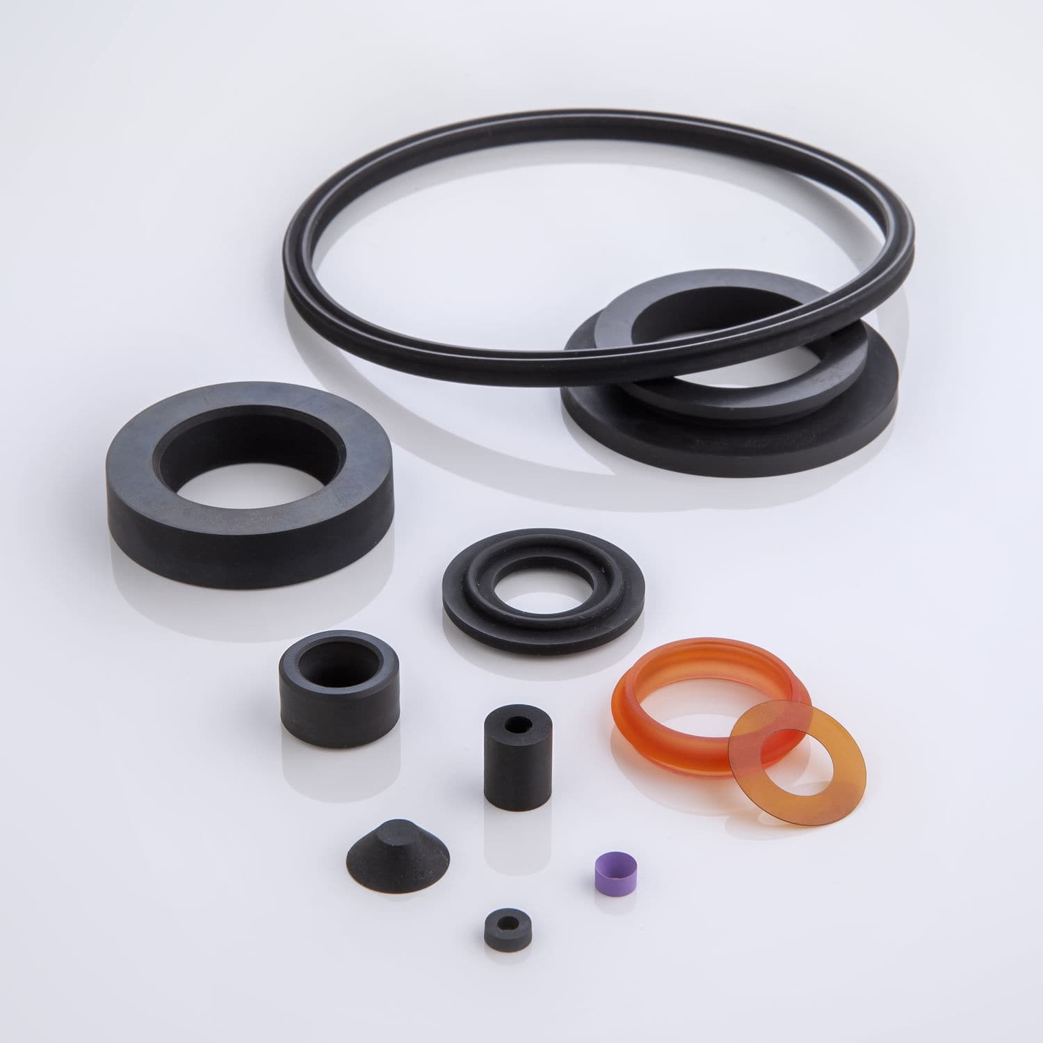 Machined seal - STACEM - circular / elastomer / thermoplastic