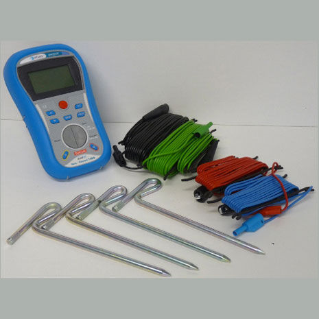 Earth resistance measuring instrument - 140 x 80 x 230 mm | 16174 ...