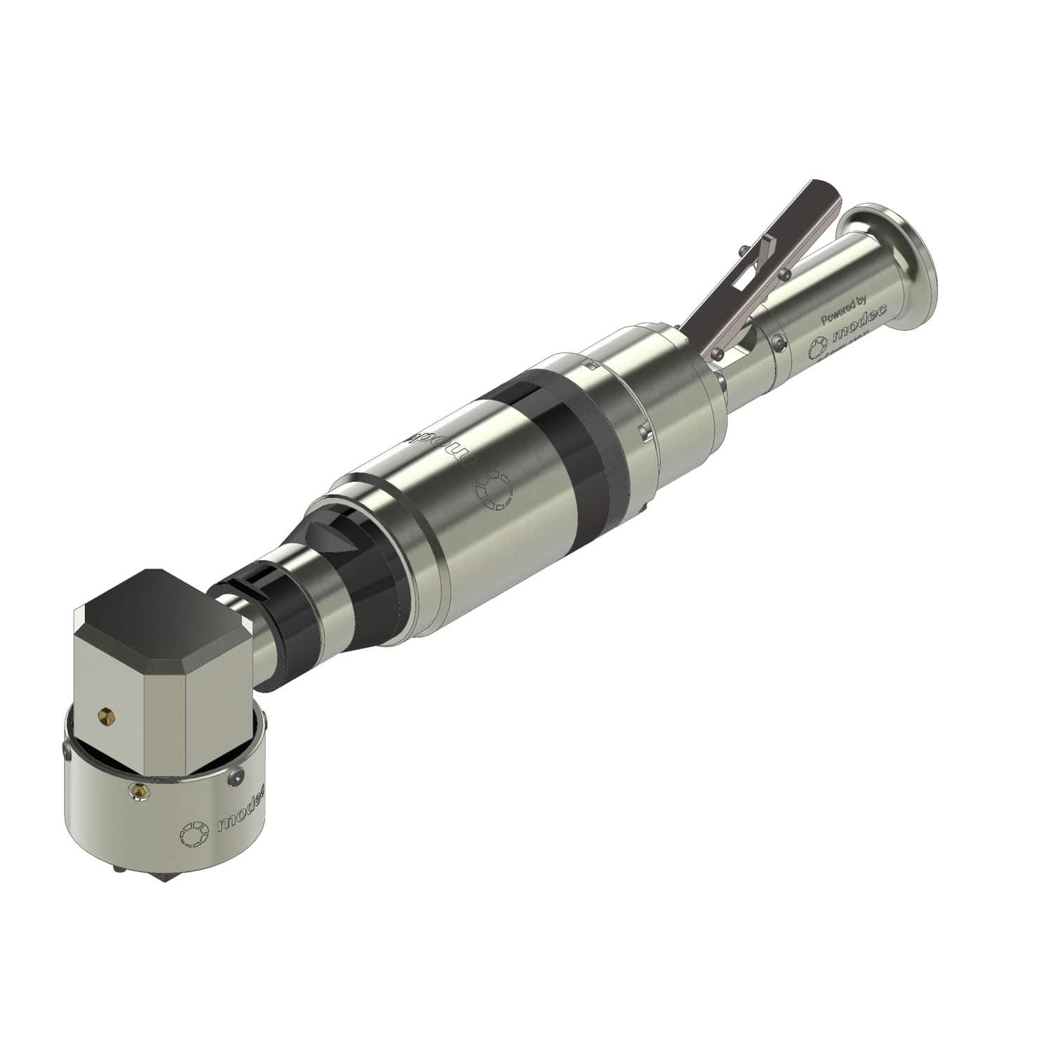 Rotary vane air motor - NRH25 - MODEC - planetary gear / ATEX / compact