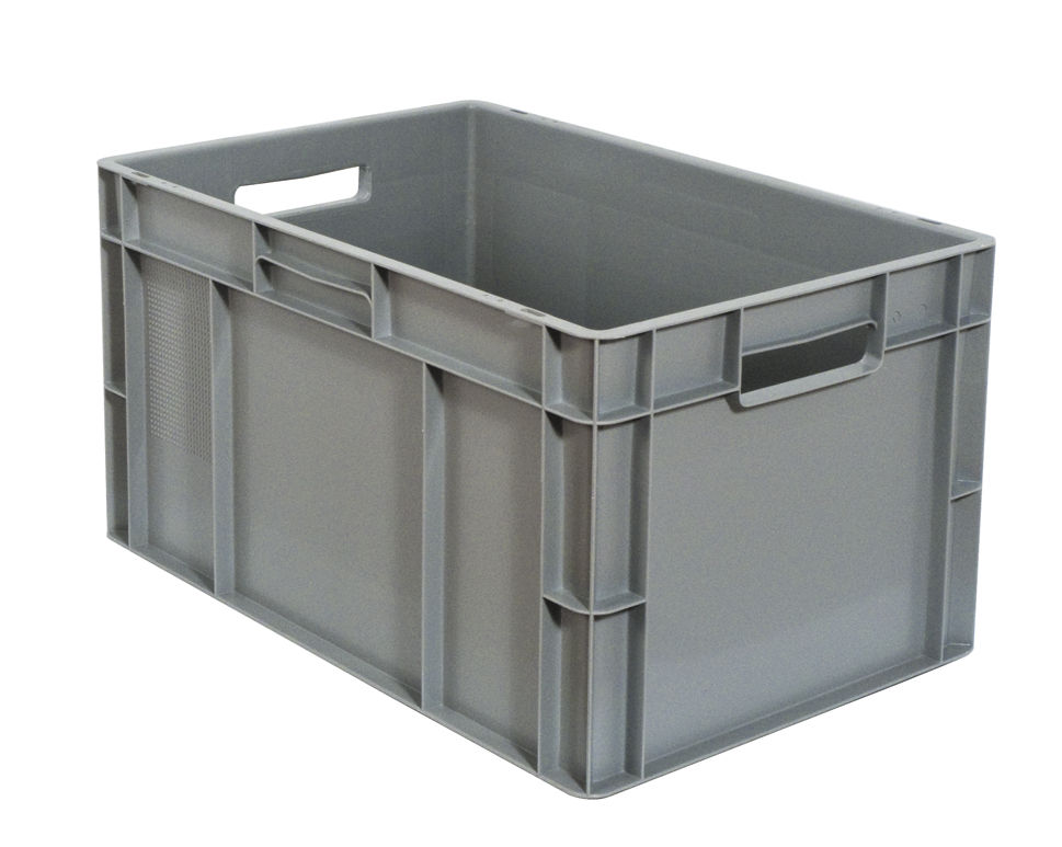 Plastic crate - EU-6432L - Plastipol, s.a. - storage / stacking / standard