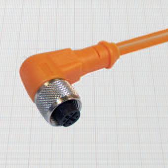 Data connector - C8B series - BDC ELECTRONIC S.r.l. - DIN / elbow / female