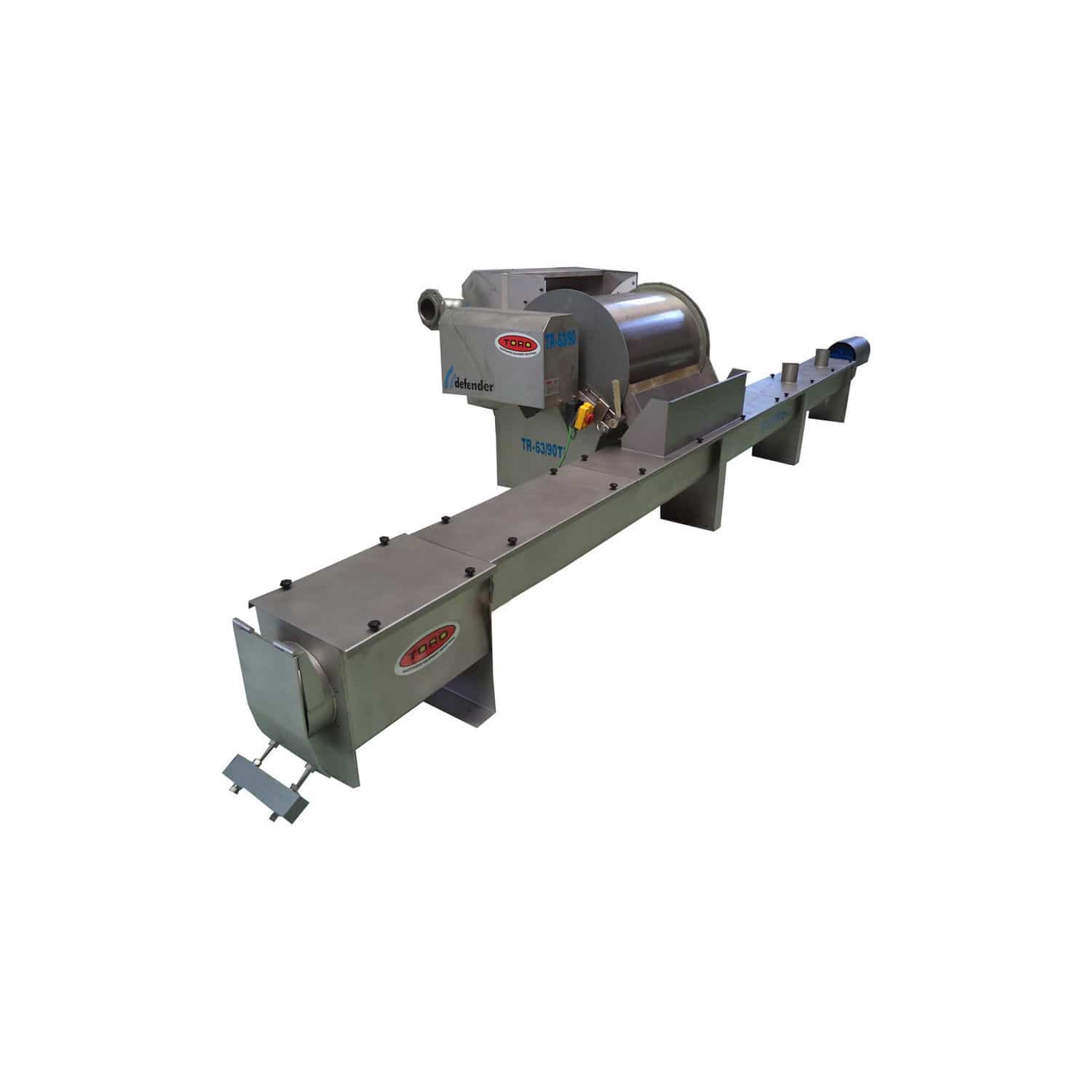 Stationary waste compactor - Defender® TC series - TORO EQUIPMENT - screw