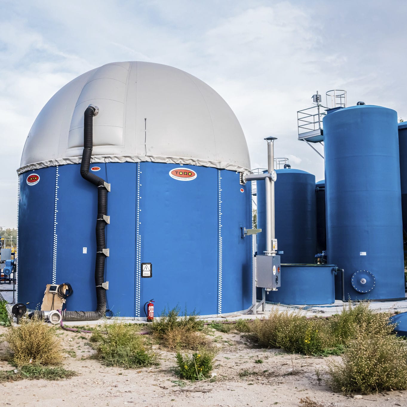 Gas holder tank - W-Tank® - TORO EQUIPMENT - storage / GRP / transportable