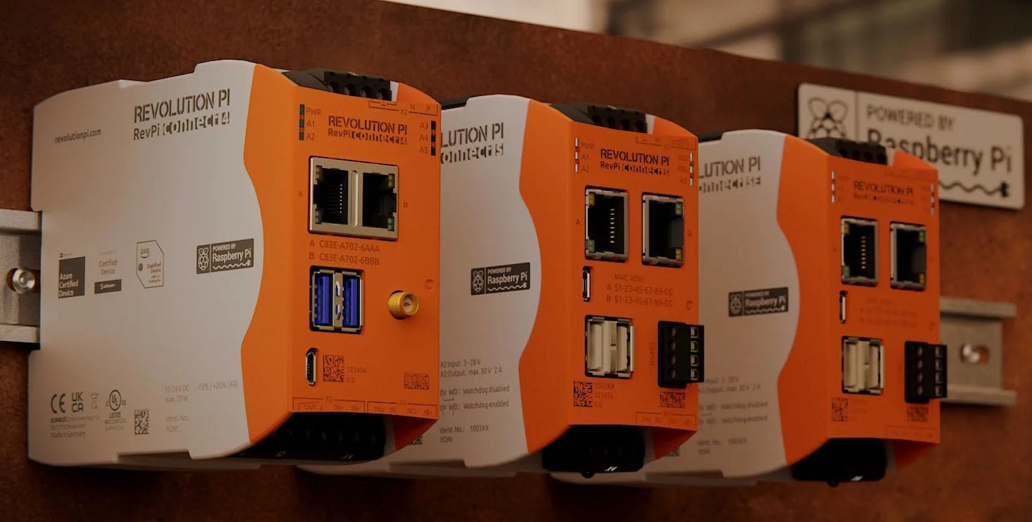 Raspberry Pi gateway - RevPi Connect series - Revolution Pi - IoT / Ethernet / RS-485