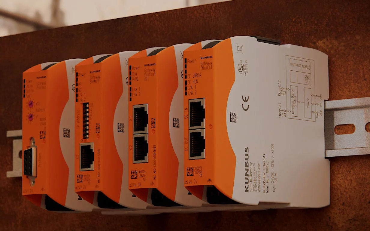 Industrial gateway - Revolution Pi - EtherNet/IP / serial / Modbus TCP