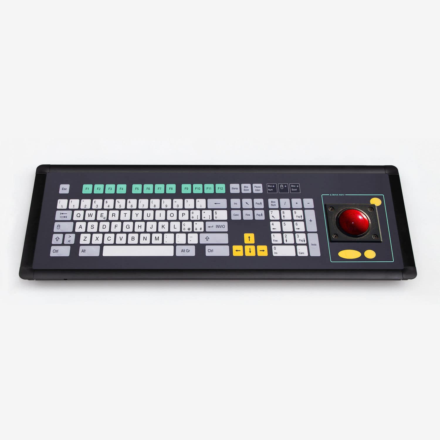 Panel-mount keyboard - KT-101-I-51 - k-tronic S.r.l. - membrane / with ...