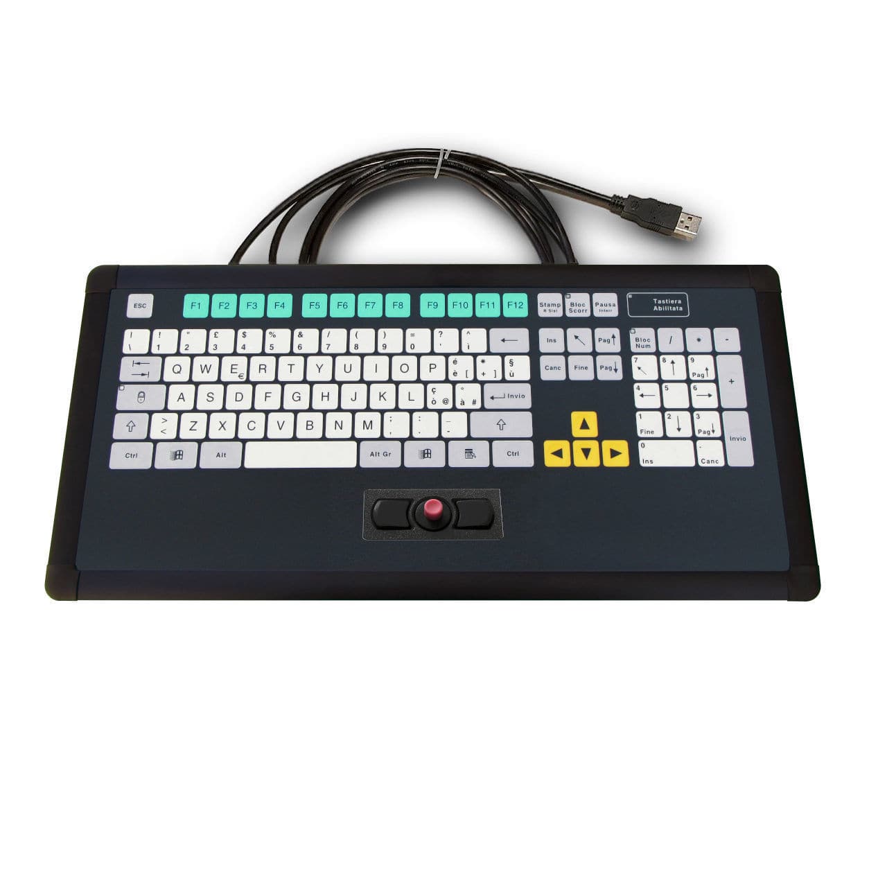 Panel-mount keyboard - KT-105-I-03 - k-tronic S.r.l. - membrane / with ...