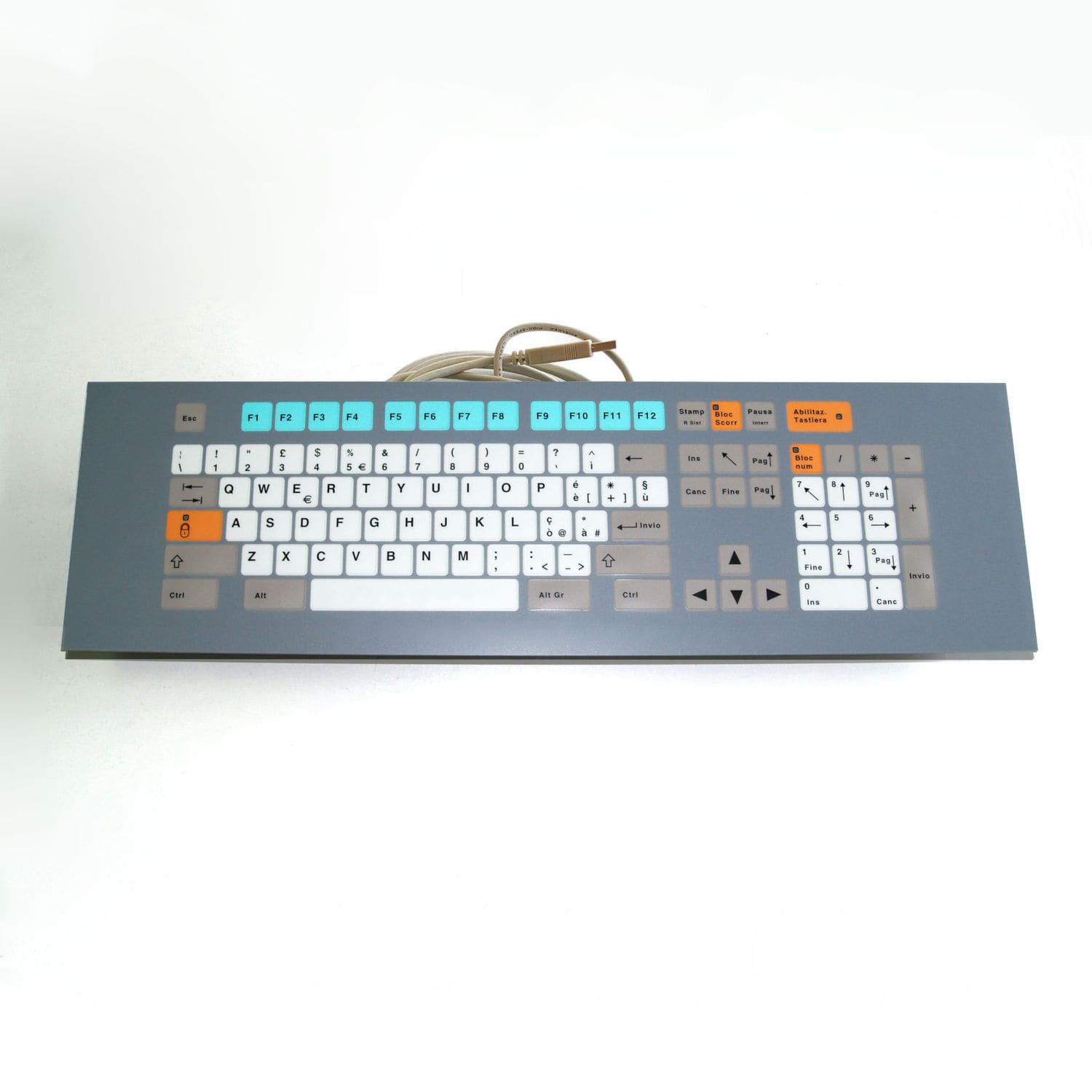 Rack-mount keyboard - KT-101-K-11 - k-tronic S.r.l. - membrane / 101 ...