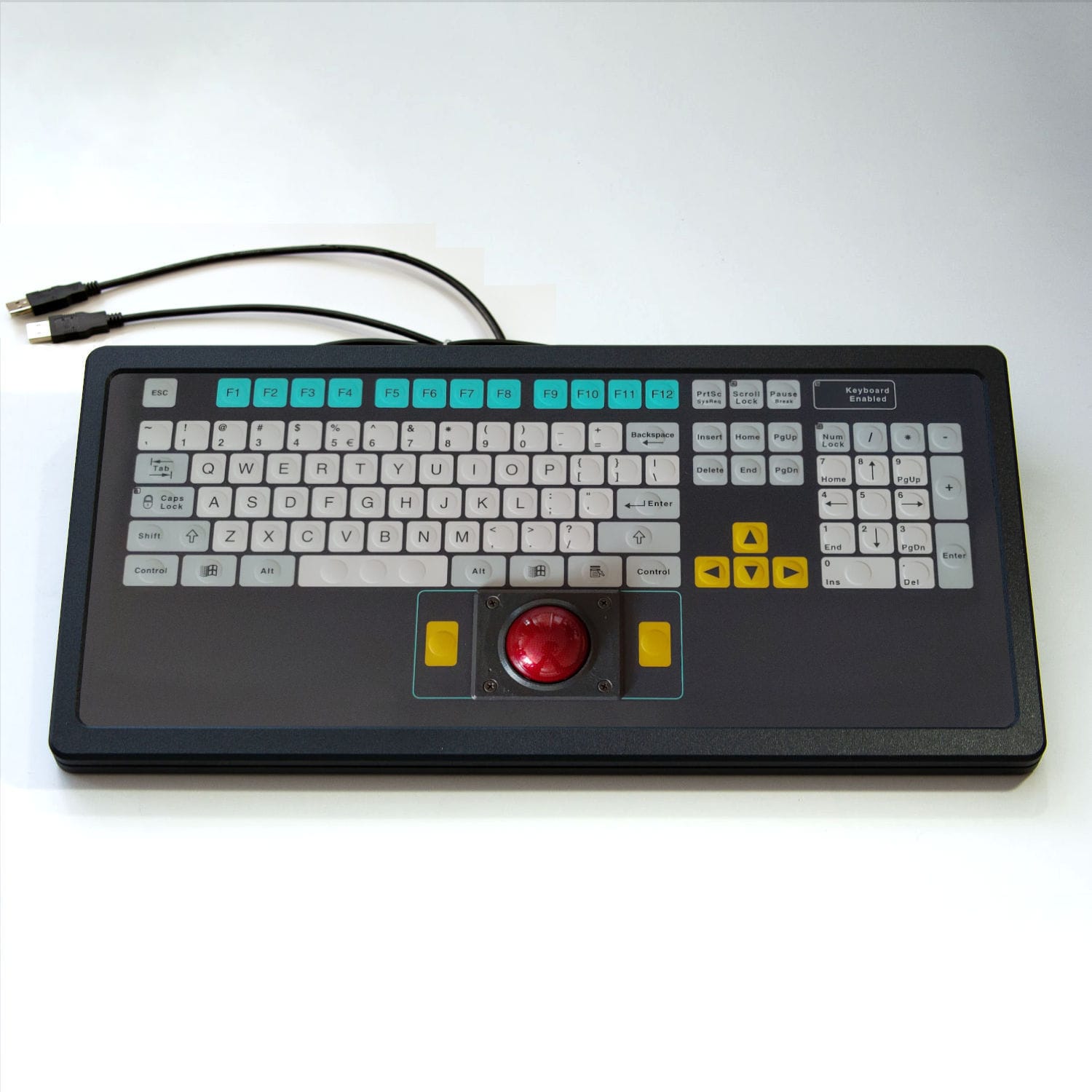 Desktop keyboard - kt-105-T-05 - k-tronic S.r.l. - with mechanical keys ...