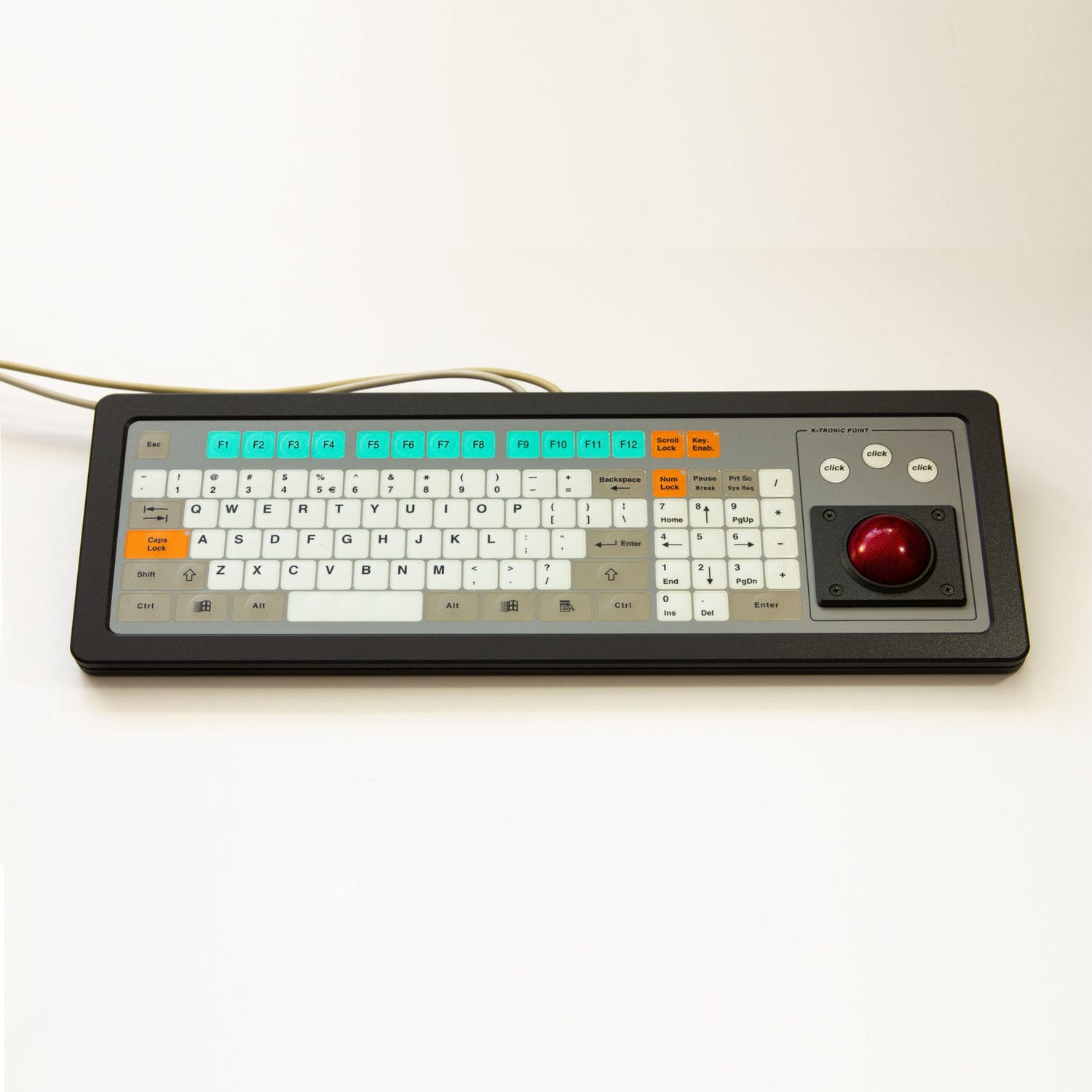 Desktop keyboard - KT-96-T-01 - k-tronic S.r.l. - with mechanical keys ...