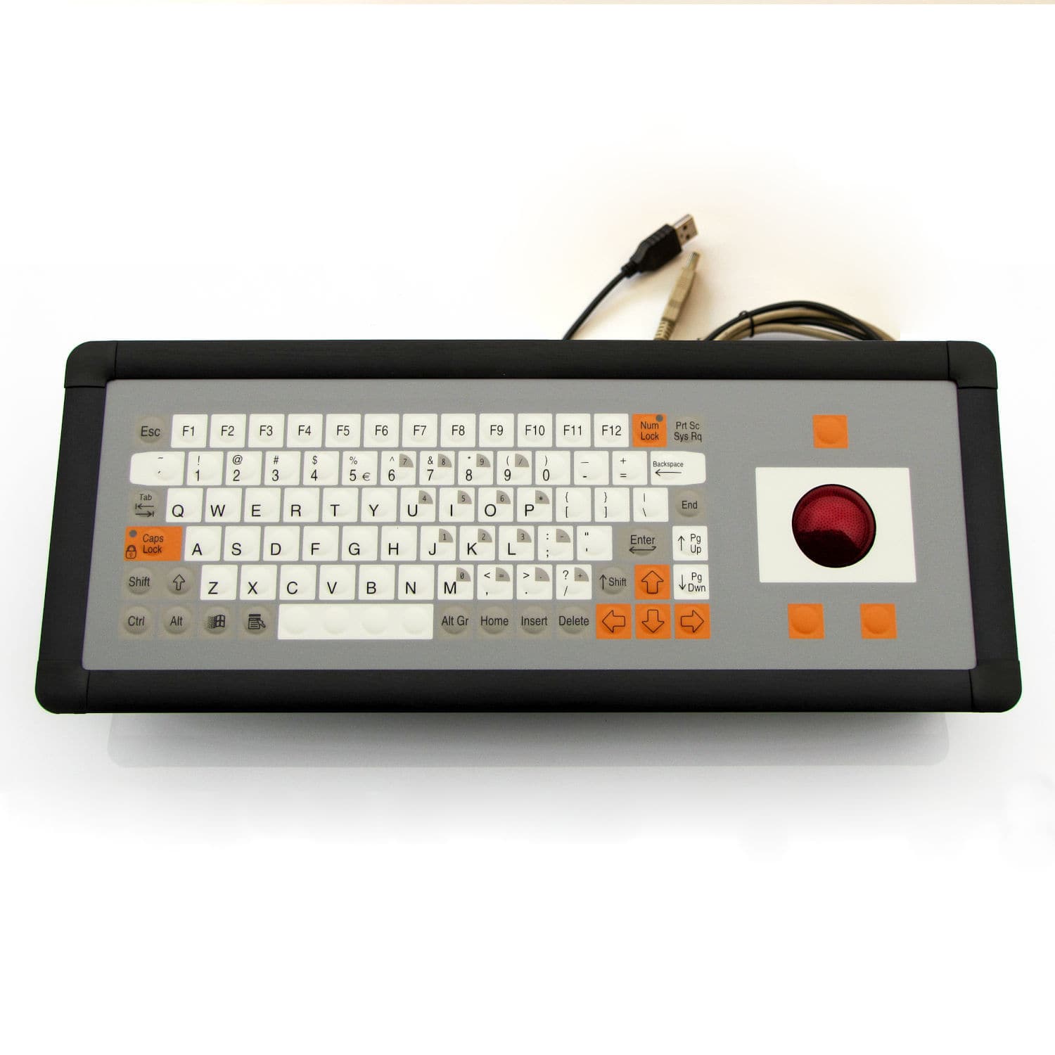 Panel-mount keyboard - KT-84-I-42 - k-tronic S.r.l. - membrane / with 3 ...