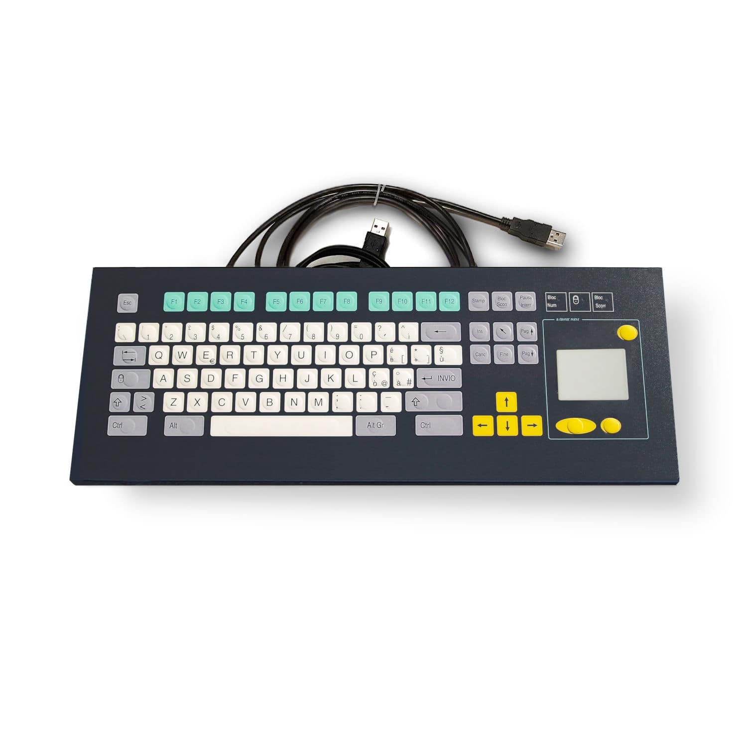 Rack-mount keyboard - kt-84-k-13 - k-tronic S.r.l. - with mechanical ...