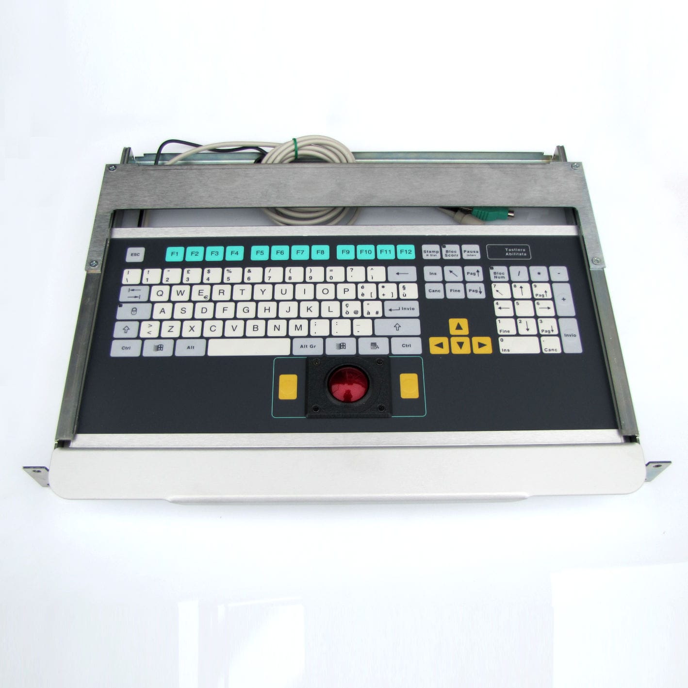 Rack drawer keyboard - KT-105-C-17 - k-tronic S.r.l. - with mechanical ...