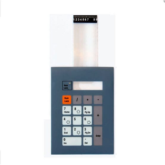 17-key keypad - KT-17-STD - k-tronic S.r.l. - panel-mount / membrane ...