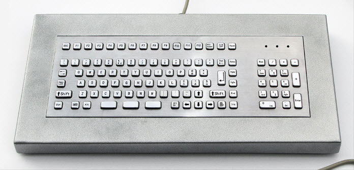 Vandal-proof keyboard - KT-104-GIX-04 - k-tronic S.r.l. - desktop ...