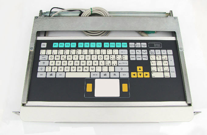 Rack drawer keyboard - KT-105-C-15 - k-tronic S.r.l. - with mechanical ...