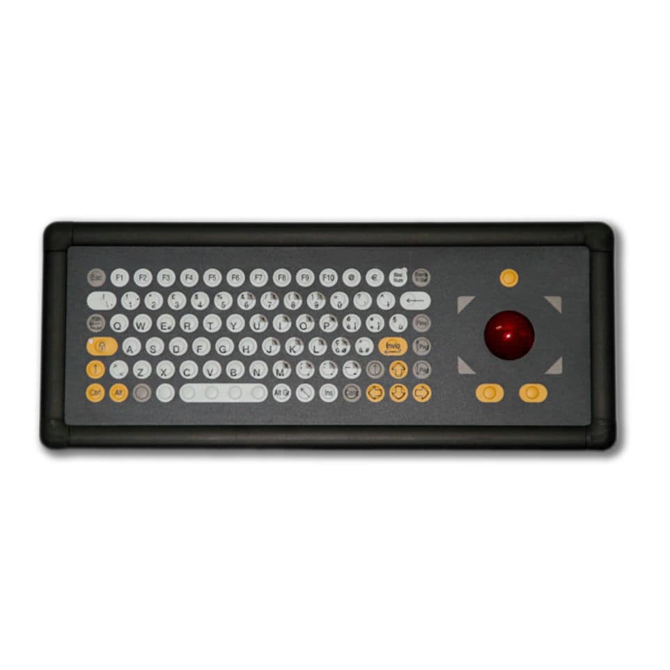 Panel-mount keyboard - KT-74-I-40 - k-tronic S.r.l. - membrane / 74-key ...