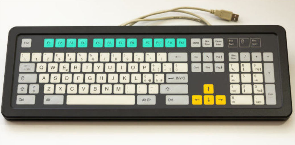 Desktop keyboard - KT-101-T-33 - k-tronic S.r.l. - with mechanical keys ...