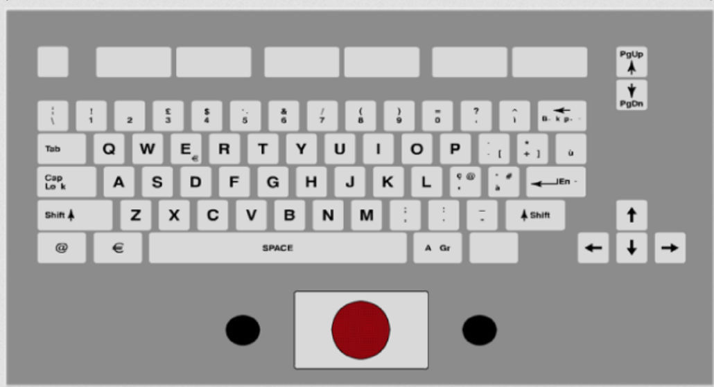 Panel-mount keyboard - KT-71-PI-02 - k-tronic S.r.l. - with mechanical ...