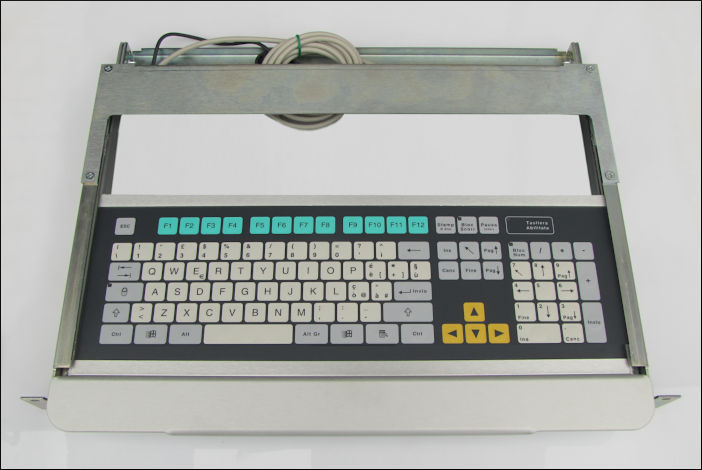 Rack drawer keyboard - KT-101-C-01 - k-tronic S.r.l. - with mechanical ...