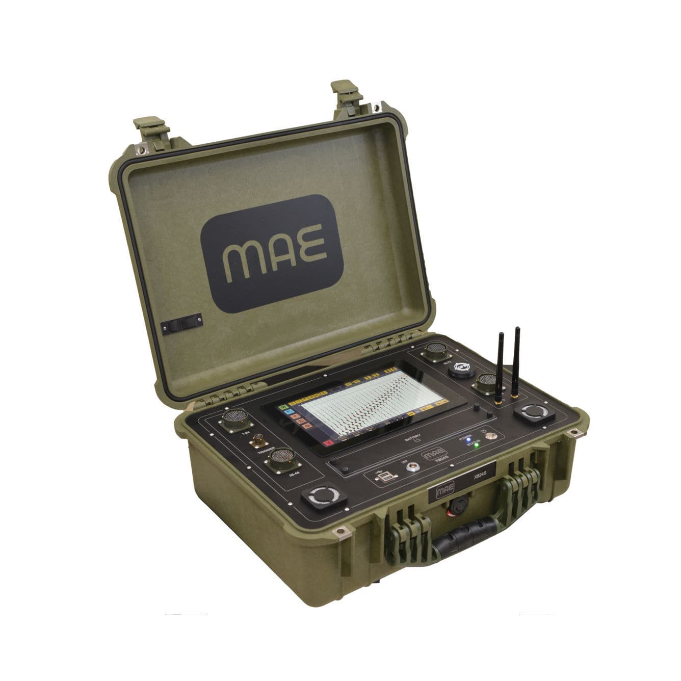 24-bit seismograph - X824S - M.A.E. S.r.l. - multi-channel / compact ...