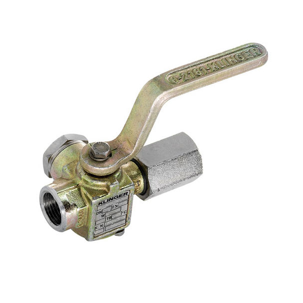 Plug valve - KLINGER-SCHÖNEBERG GmbH - lever / shut-off / straight