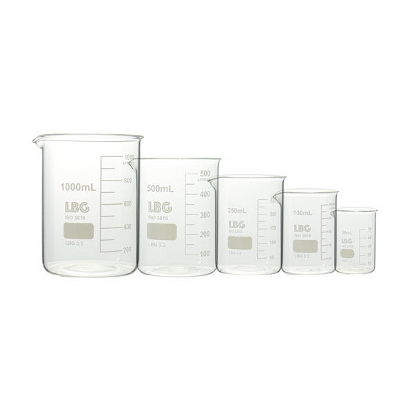 Graduated beaker - BKL3-KIT-001 - LABBOX LABWARE S.L. - glass