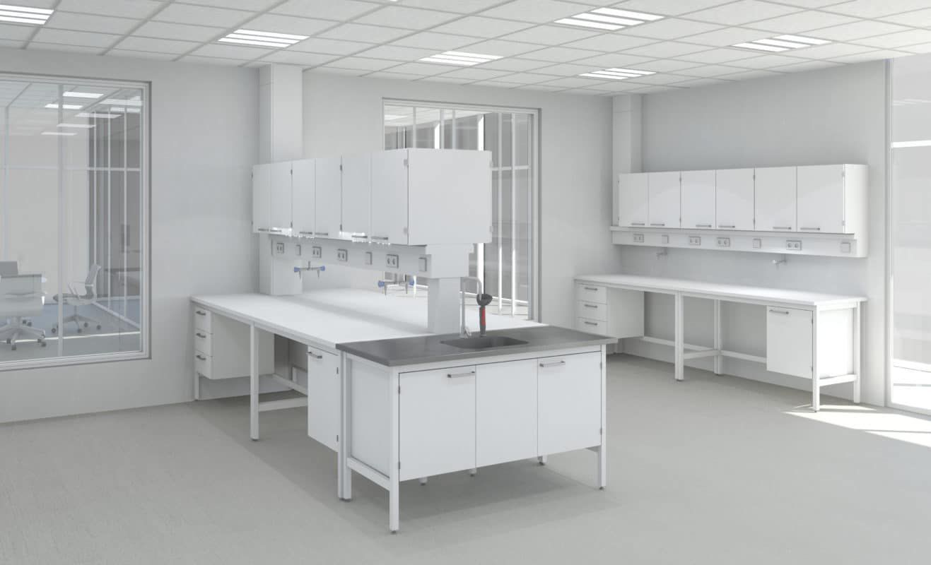 Laboratory furniture system - System 10 - Labflex AS - modular