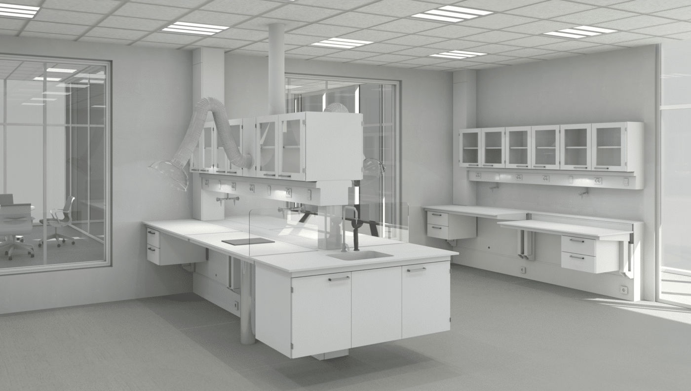 Laboratory furniture system - System 14 - Labflex AS - modular
