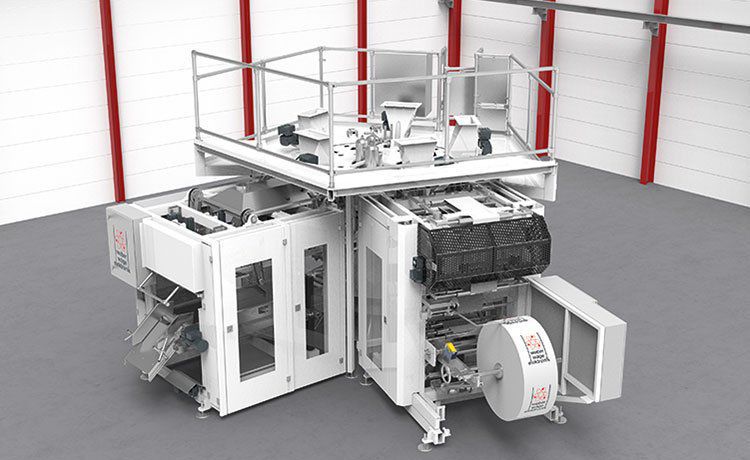 Horizontal bagging machine - Weber Waagenbau und Wägeelektronik GmbH ...