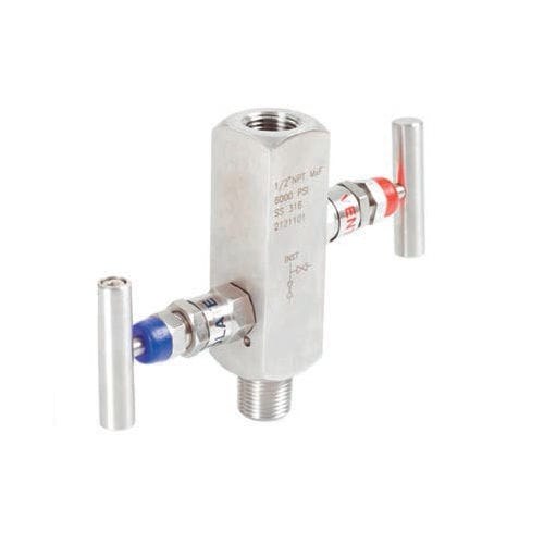 2-channel manifold - V103 - Metalurgica Zaes S.L. - stainless steel ...