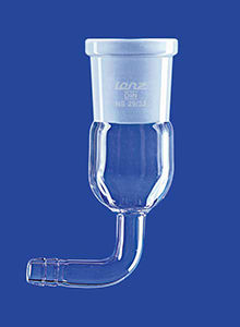 Glassware laboratory adapter - LENZ Laborglas GmbH & Co. KG - 90° angle