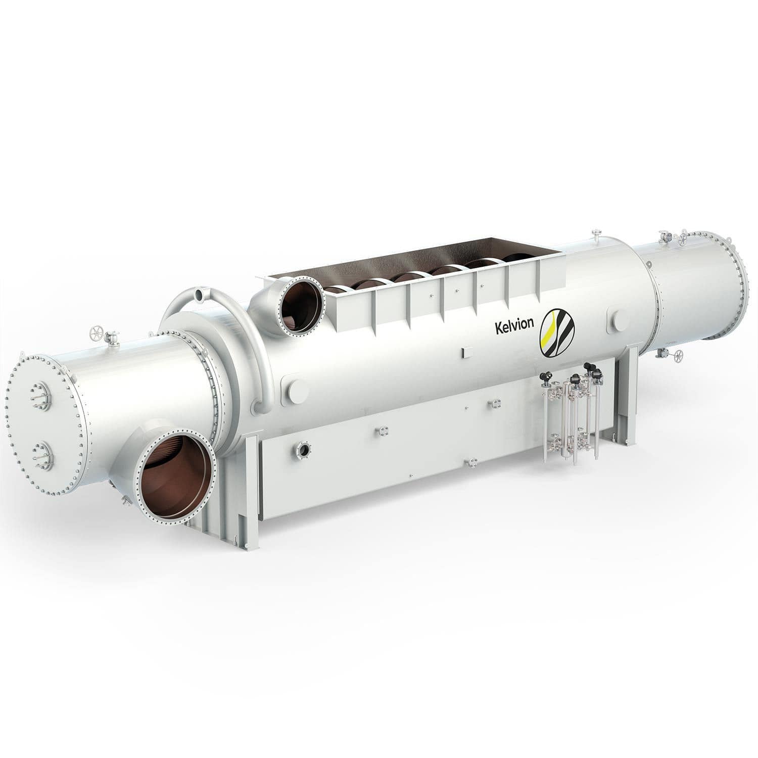 Shell and tube heat exchanger - Kelvion Holding GmbH - water/oil / gas ...