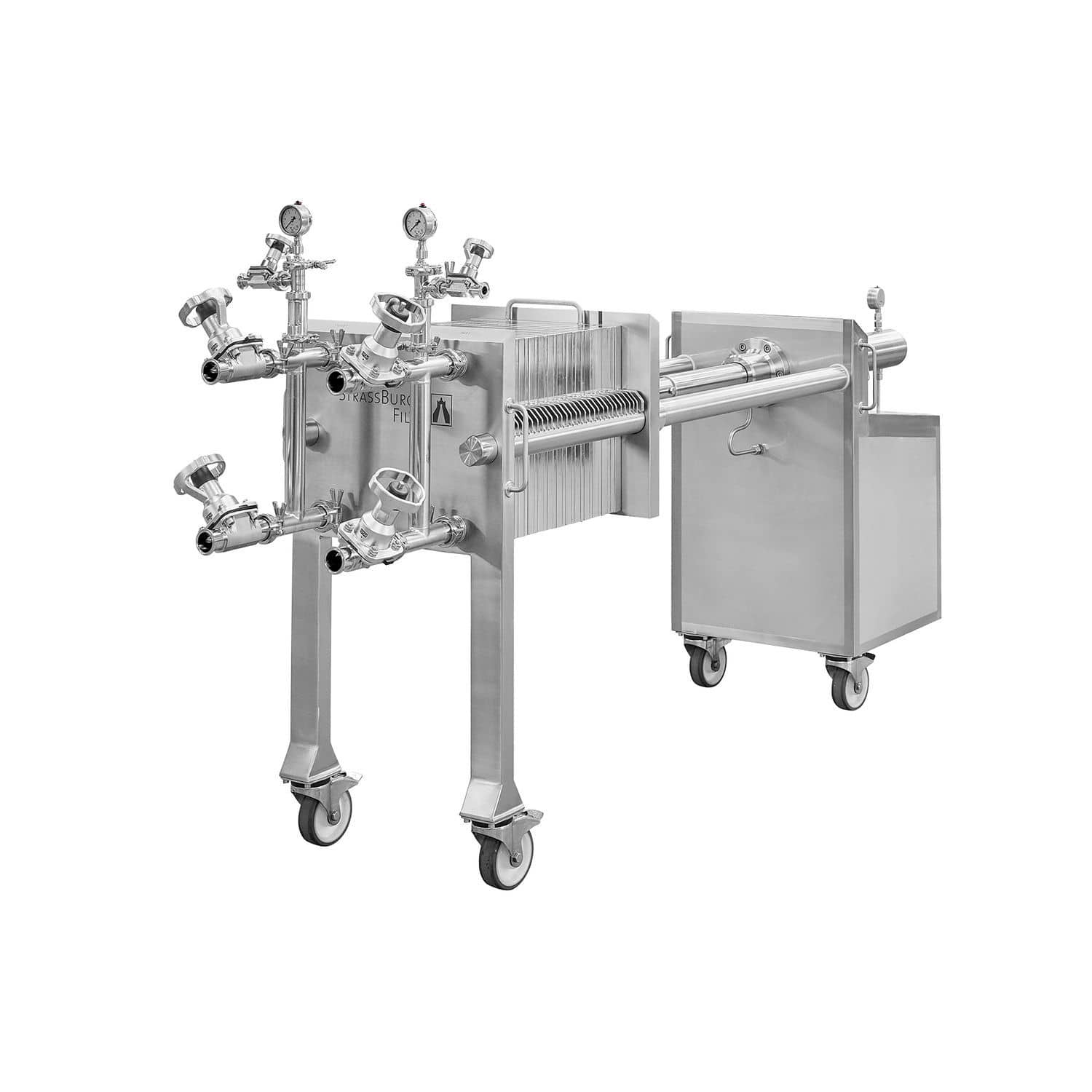 Plate and frame filter press - Hermetix 400 S - Strassburger Filter ...