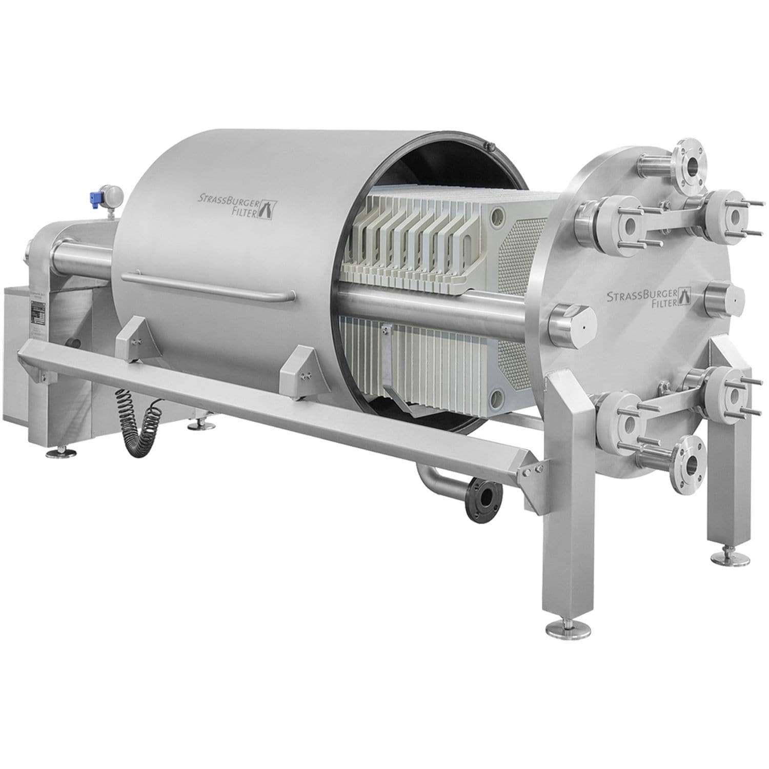 Plate and frame filter press - SF 400 oD, 600 oD - Strassburger Filter ...