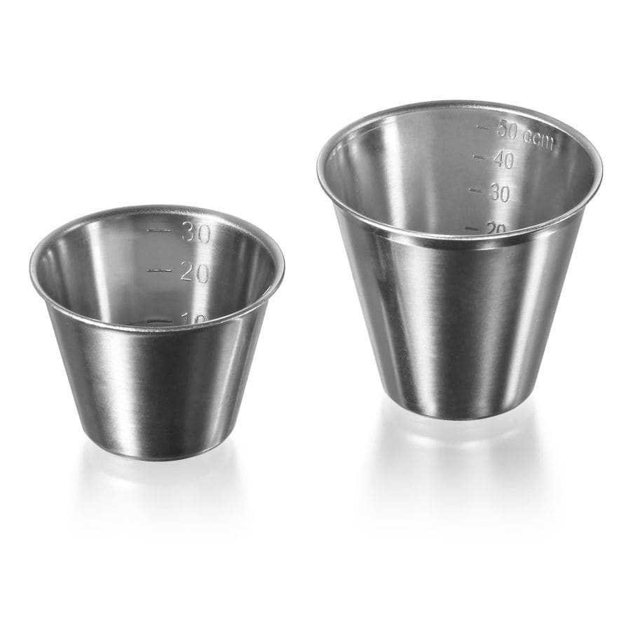 Graduated beaker - 430 series - Carl Friedrich Usbeck KG - stainless steel