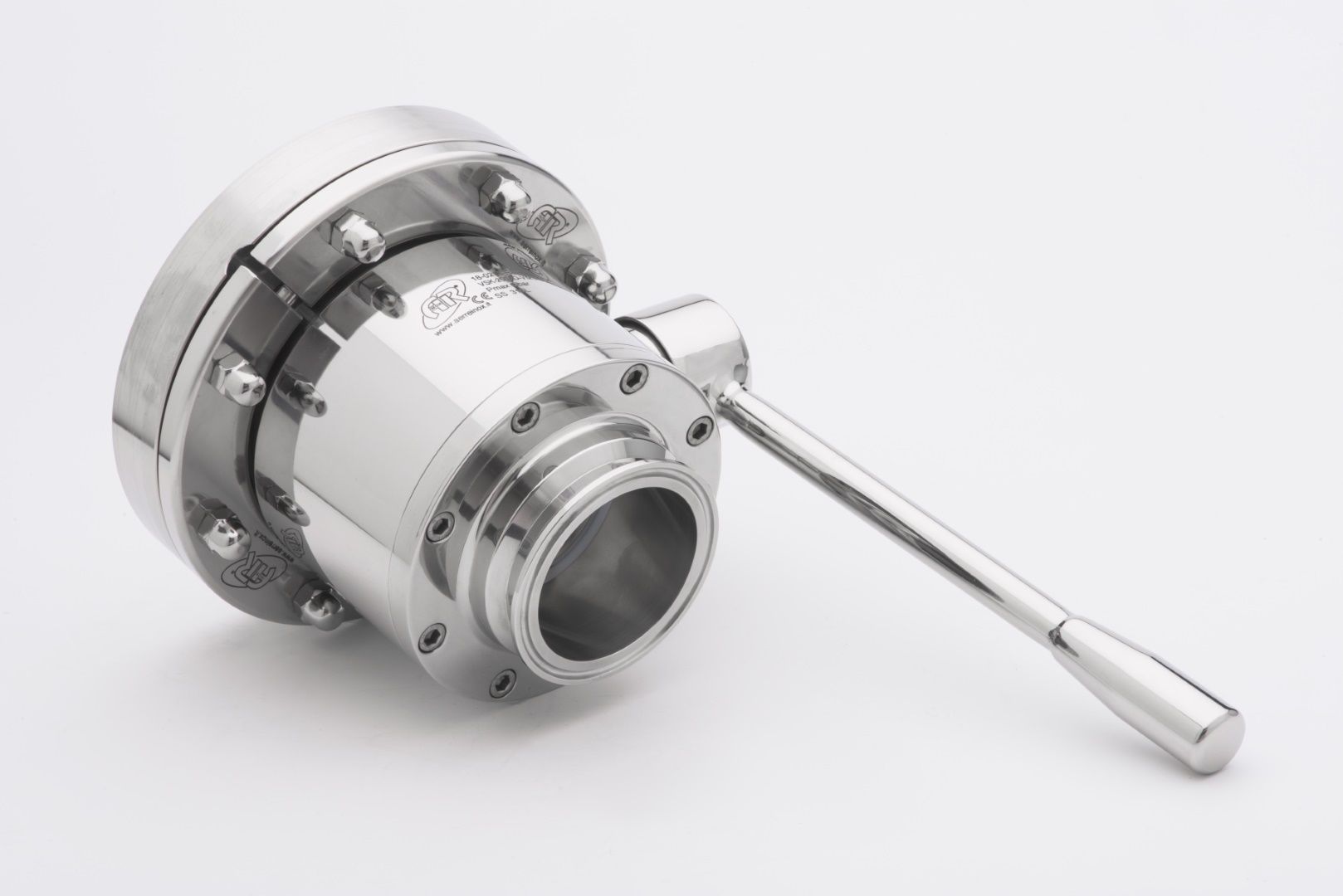 Ball valve - VSK - AERRE INOX Srl - manual / stainless steel / PTFE