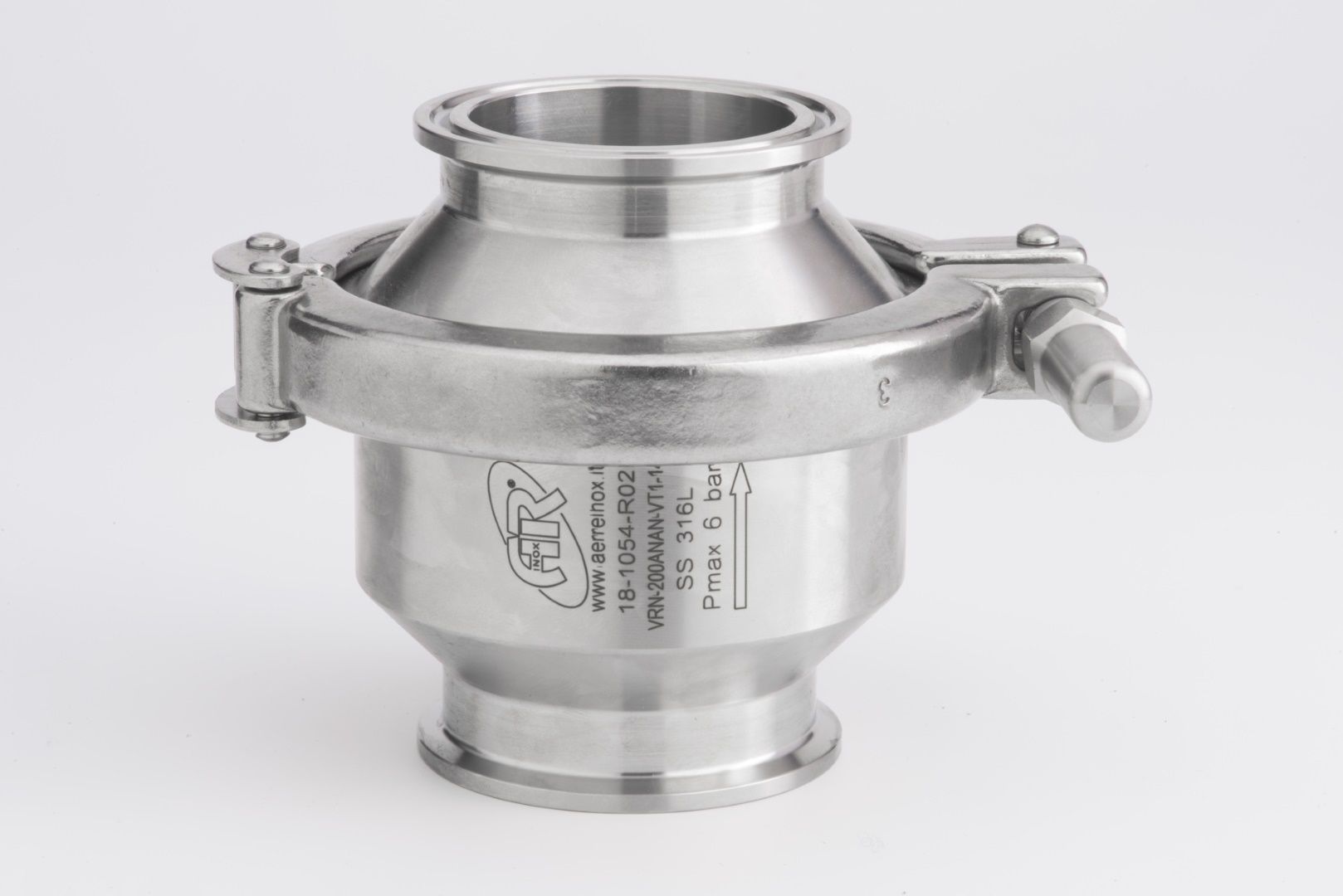 Sanitary check valve - VR series - AERRE INOX Srl - ball / weld ...