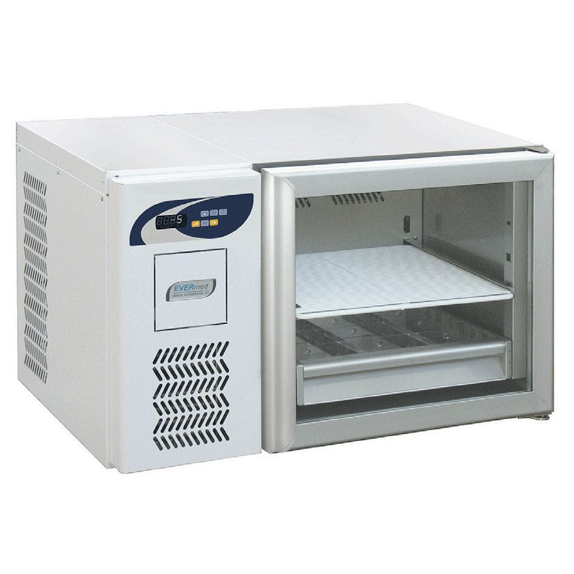 Laboratory refrigerator - MPR 110H W - EVERmed SRL - vertical / 1-door ...
