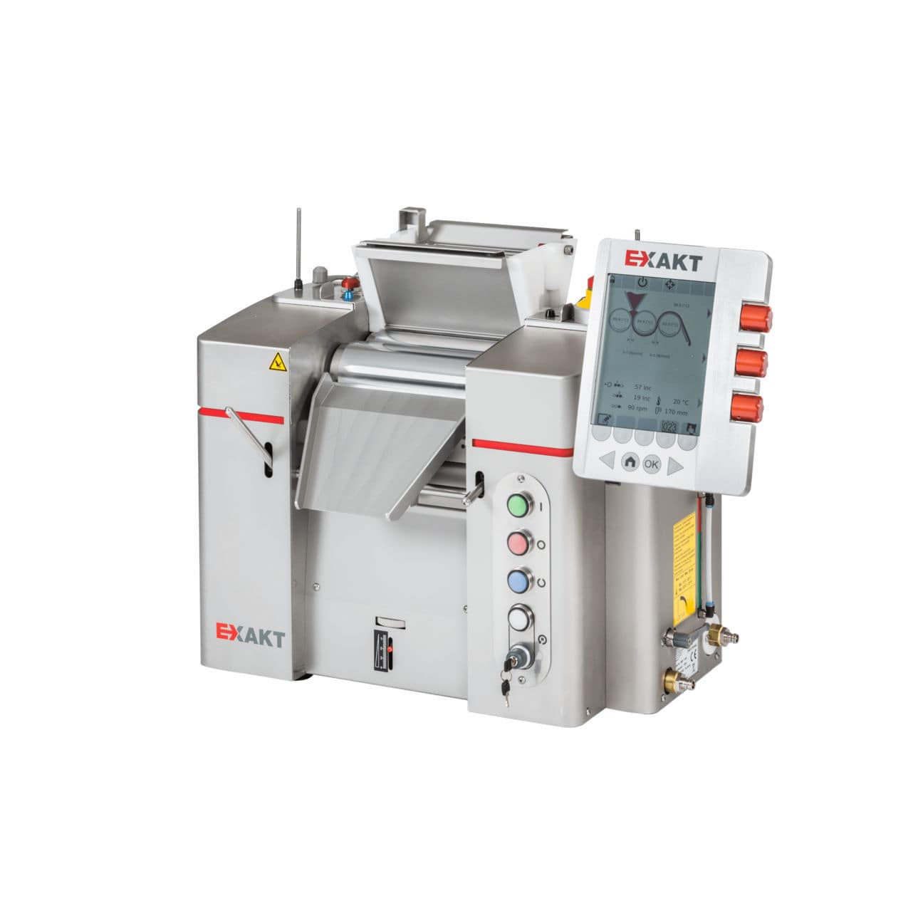 3-roller mill - 80E PLUS - EXAKT Advanced Technologies GmbH - vertical ...