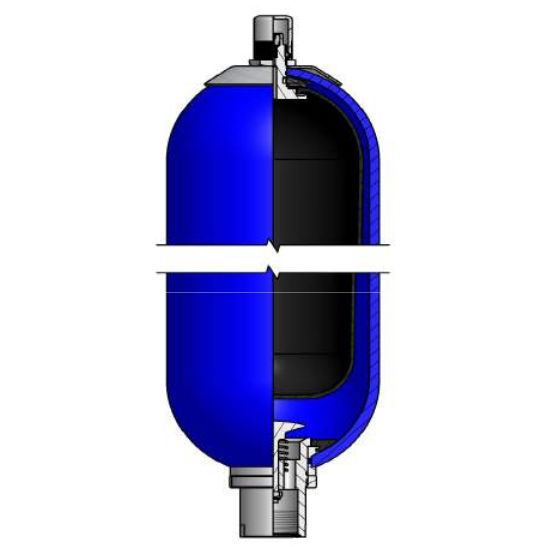 Bladder accumulator - HB / 350 Series - Fox S.r.l. - for mineral oil ...