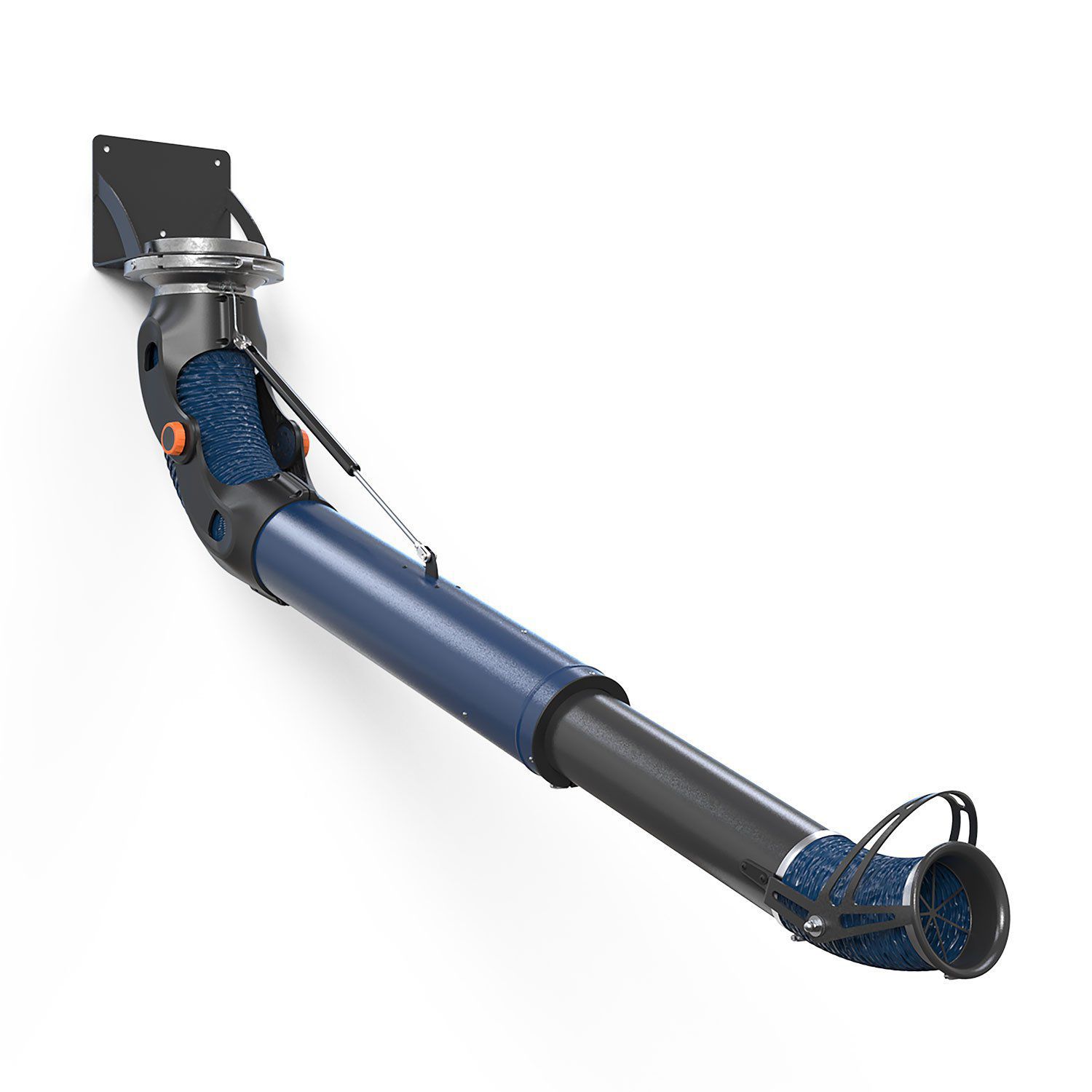 Fixed extraction arm - PTEX - Fumex - flexible / telescopic / suction