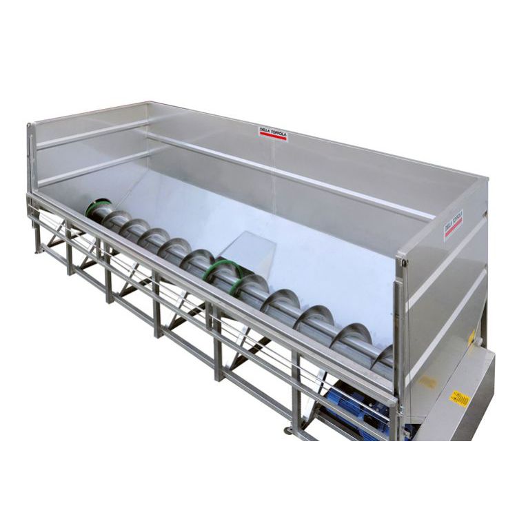 Tank with screw conveyor - DELLA TOFFOLA GROUP - process / for the wine ...