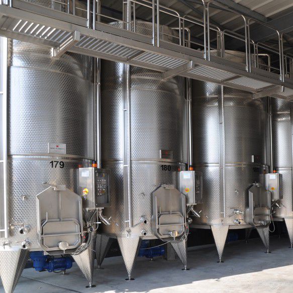 Fermentation tank - DELLA TOFFOLA GROUP - for wine / stainless steel ...