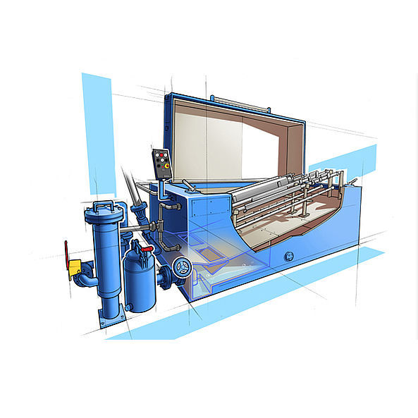 Solvent washing machine - D.W. Renzmann Apparatebau - ATEX