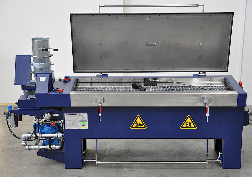 Explosion-proof cleaning machine - HP - D.W. Renzmann Apparatebau ...